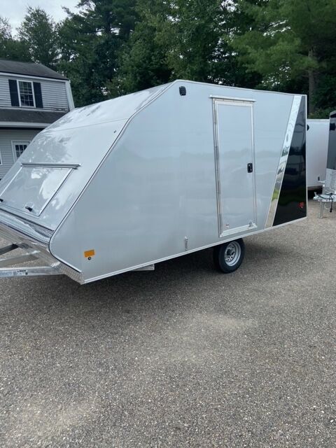 2023 Mission 101"X12 Enclosed Crossover Snow Trailer (Siler/Black ...