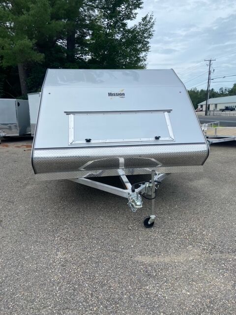 2023 Mission 101"X12 Enclosed Crossover Snow Trailer (Siler/Black ...