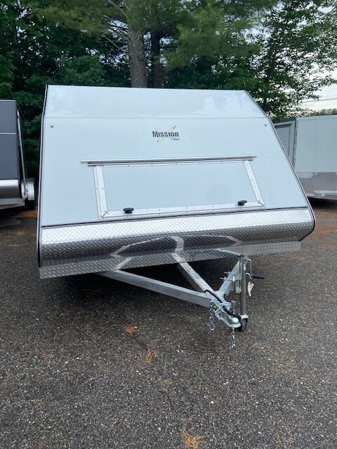 2023 Mission MFS 101"X12 Enclosed Crossover Snow Trailer (White ...