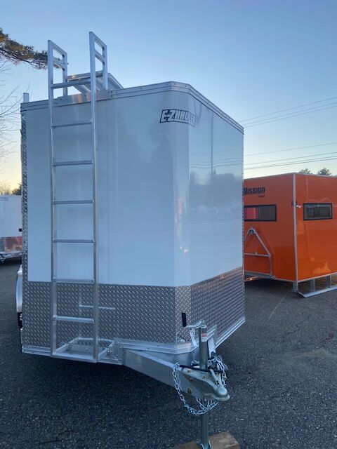 2023 EZ Hauler 7.5X14 Ultimate Contractor Trailer (White) - Hometown ...